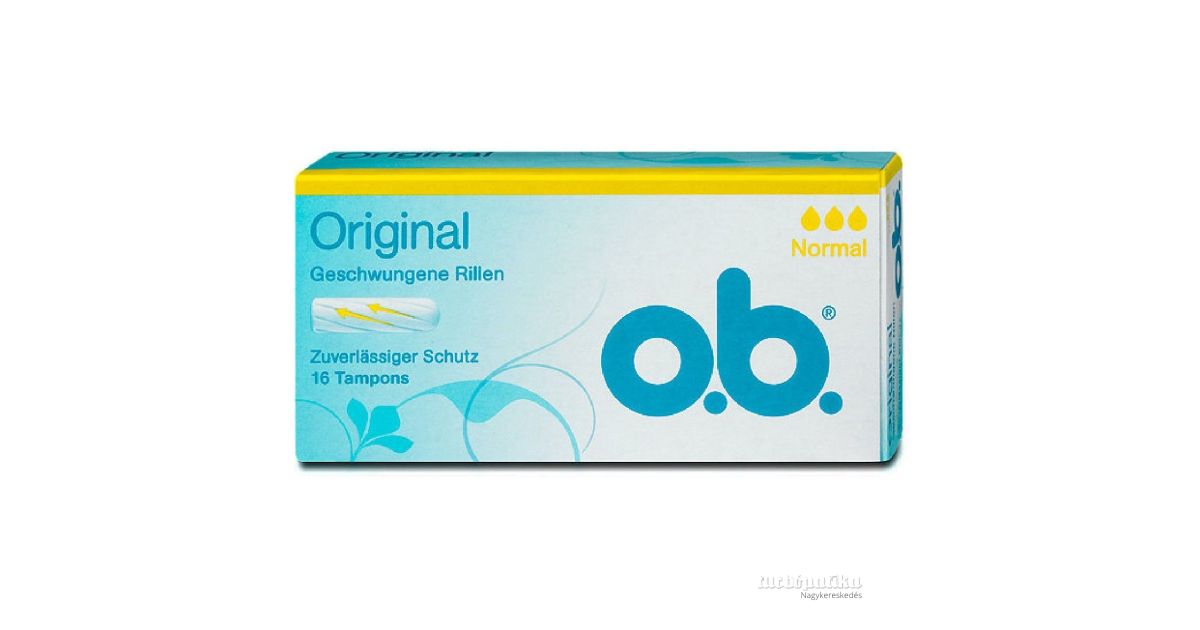 OB tampon egészségügyi 16 db Original normal - Turbópatika